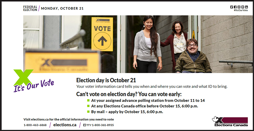Print – Advertising campaign – Elections Canada
